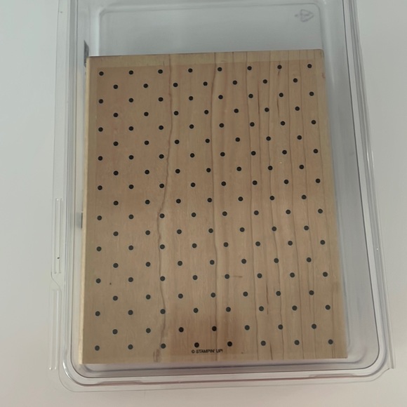 Office | Stampin Up Polka Dot Background Stamp | Poshmark